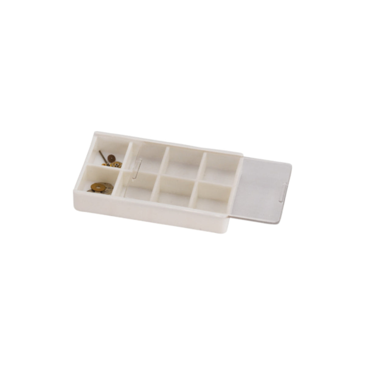 🆕 Plastic Container with Clear Sliding Lid - 8 Compartments – Koodak ...