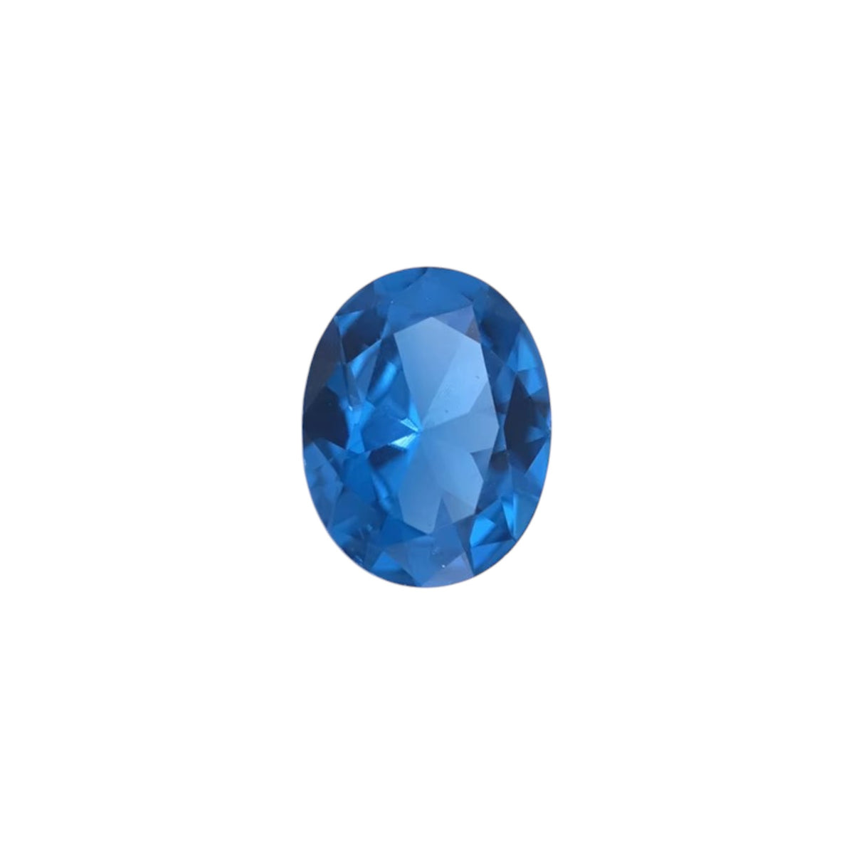 Lab Grown Swiss Blue Colour #119 Gemstone - Stone Set & Cast-In-Place ...