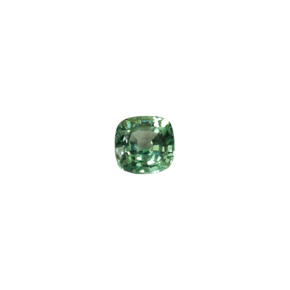 Lab Grown Green Sapphire #73 (Lab Grown Gemstone) - CUSHION – Koodak ...