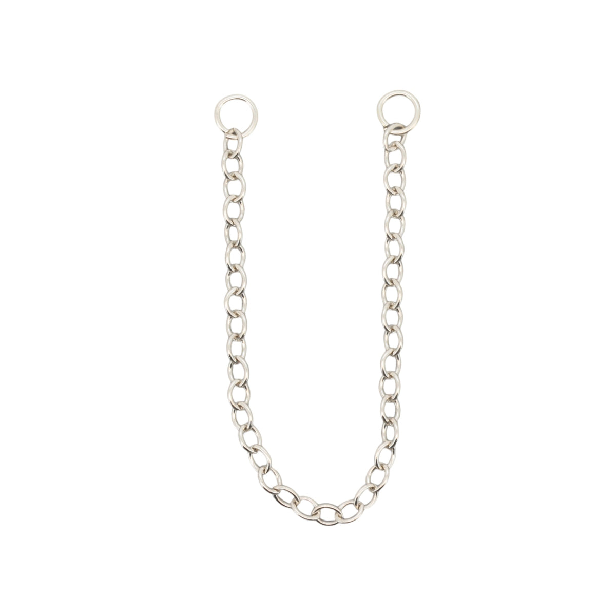 🔗 Safety Chain (Trace Chain) in 9ct White Gold – Koodak Jeweller's Supplies