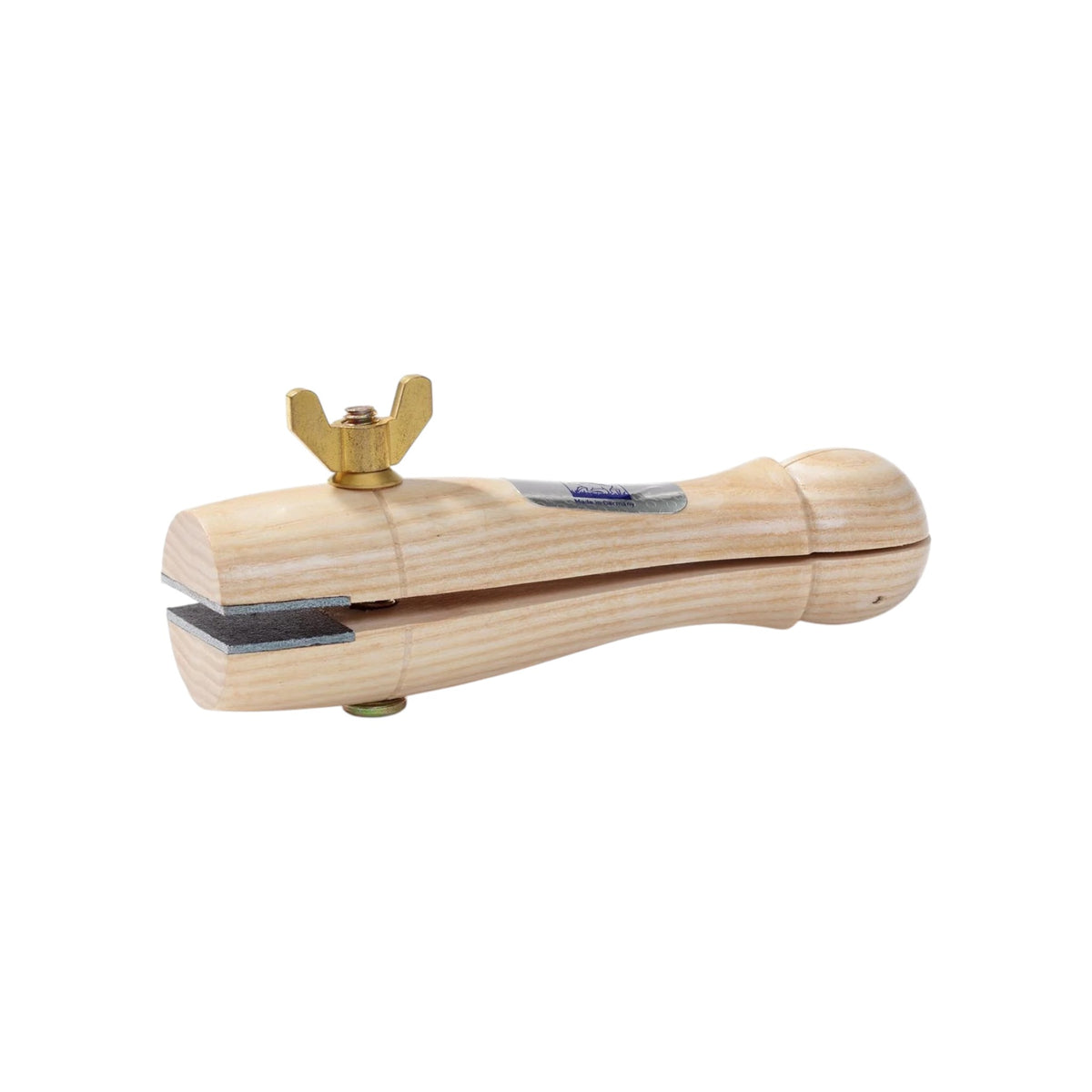 ANTILOPE® Premium Wooden Ring Clamp (Side Screw, Leather Jaws) Made in ...