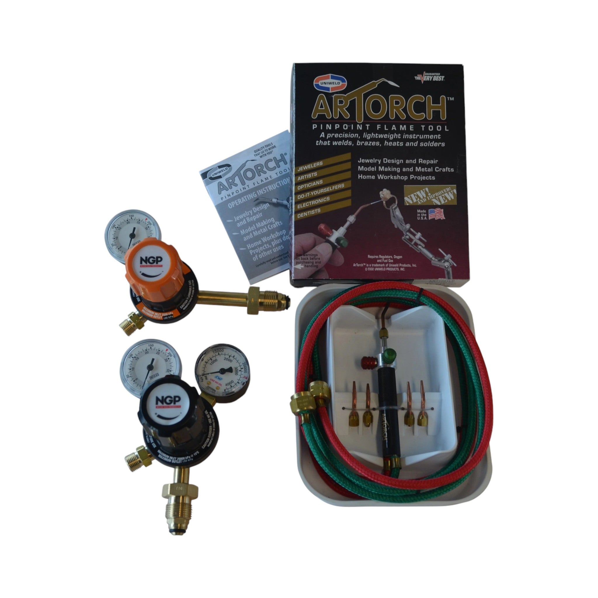 🆕 ARTorch Jewellers Pinpoint Flame Tool Kit with Regulators – Koodak ...