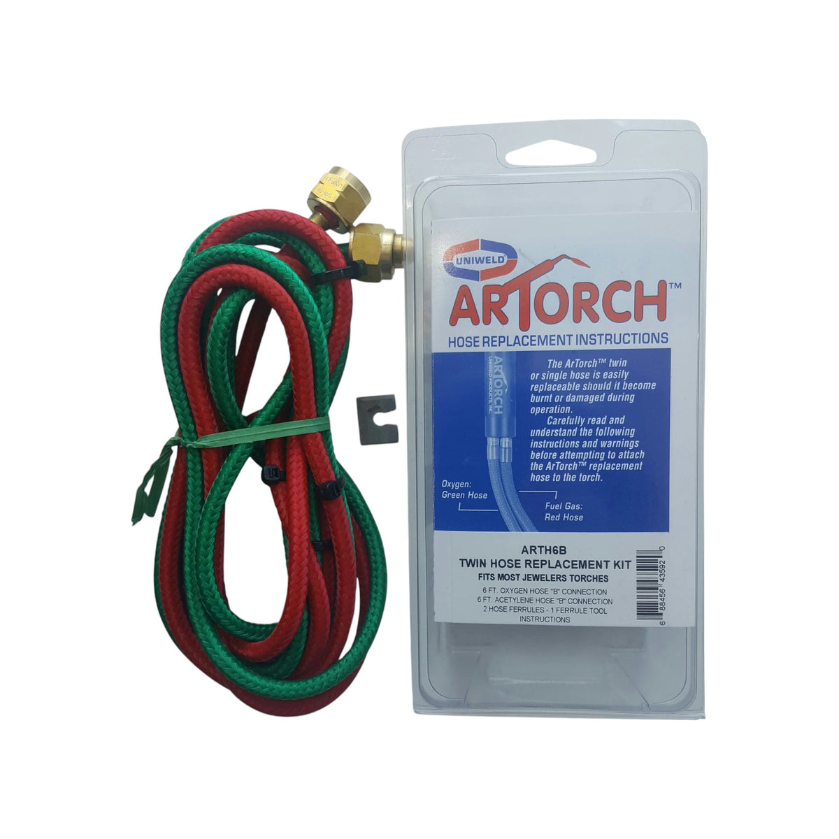 🆕 Smith Little Torch Compatible Gas & Oxygen Torch Replacement Hose Se ...