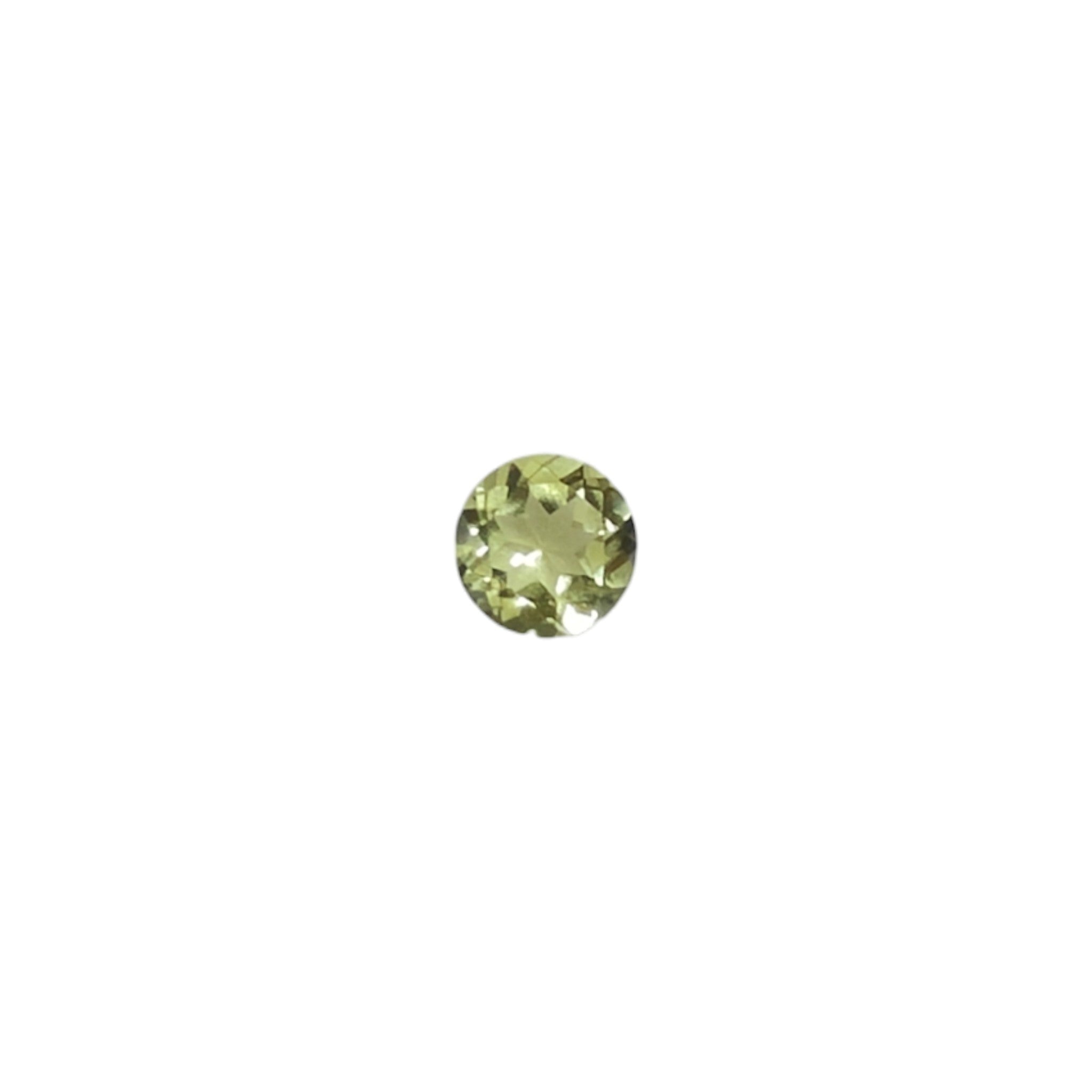 Natural Green Gold Topaz FL Semi-Precious Gemstone - ROUND – Koodak ...