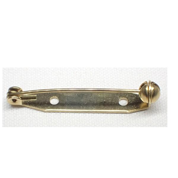 Brooch Back - Roller Catch Style (Plated) – Koodak Jeweller's Supplies