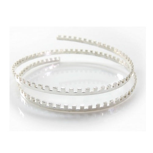 Sterling Silver Gallery Wire - Zipper - BY THE CENTIMETRE – Koodak ...