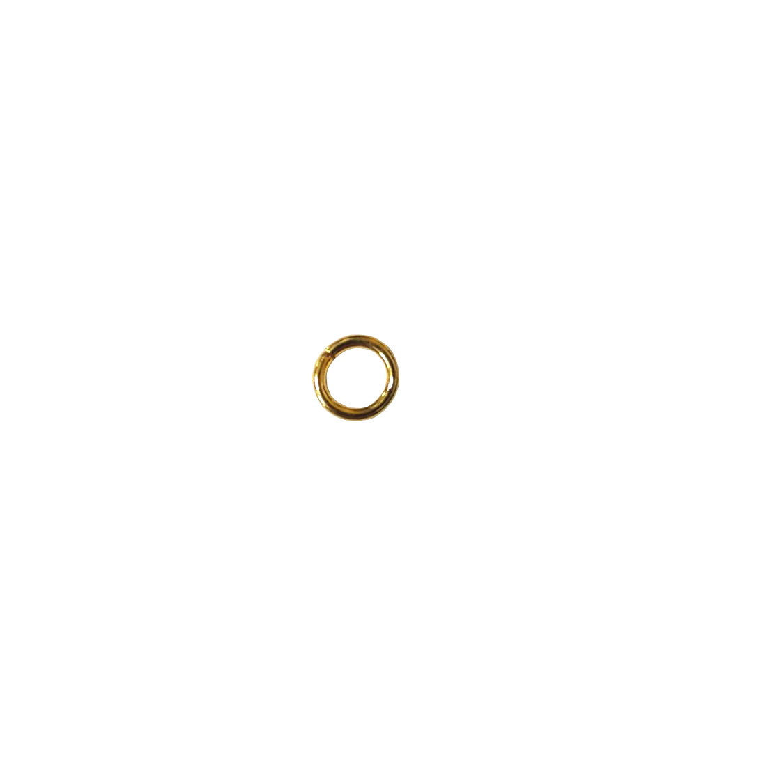 Yellow Gold Plated Jump Rings - Open, Round (100 Pack) (Plated ...